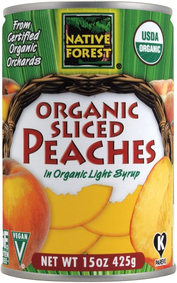 Amazon.com : Native Forest Peach Sliced, 15 oz : Canned And Jarred ...