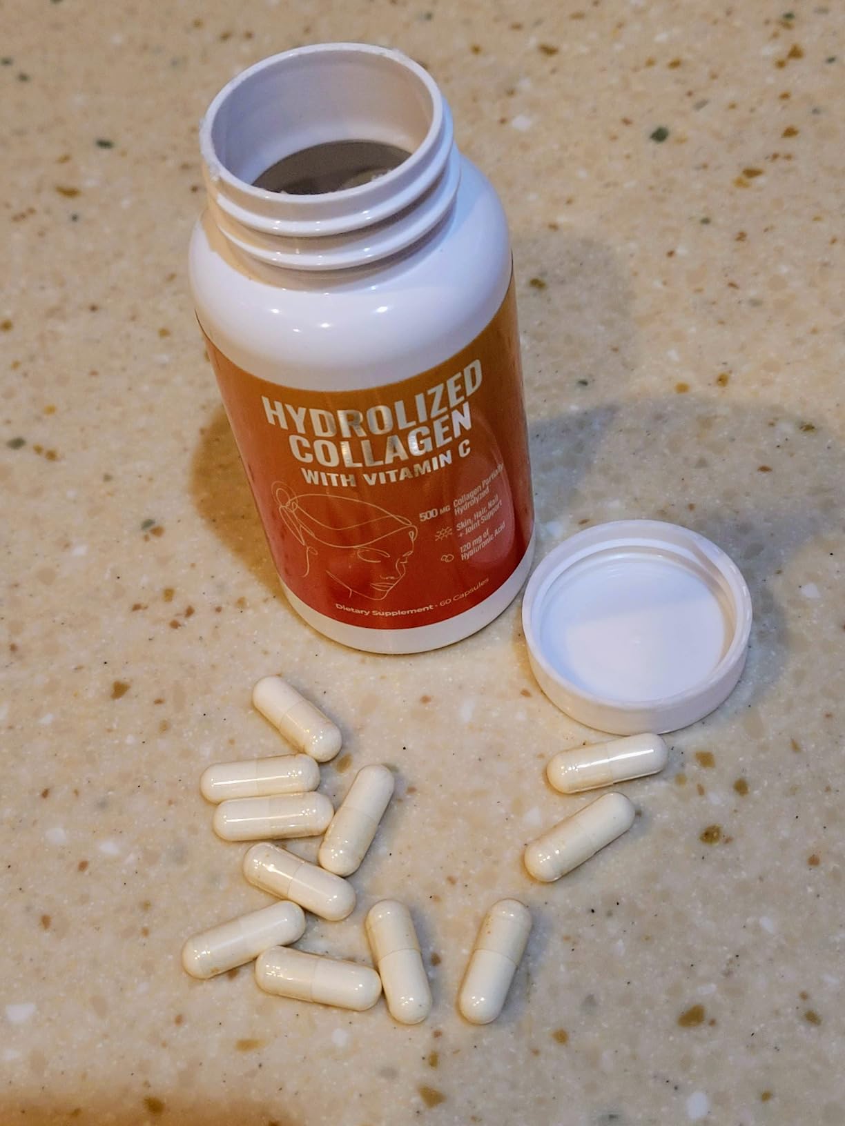 Amazon.com: Aura Vitamins Hydrolyzed Collagen Powder Supplement ...