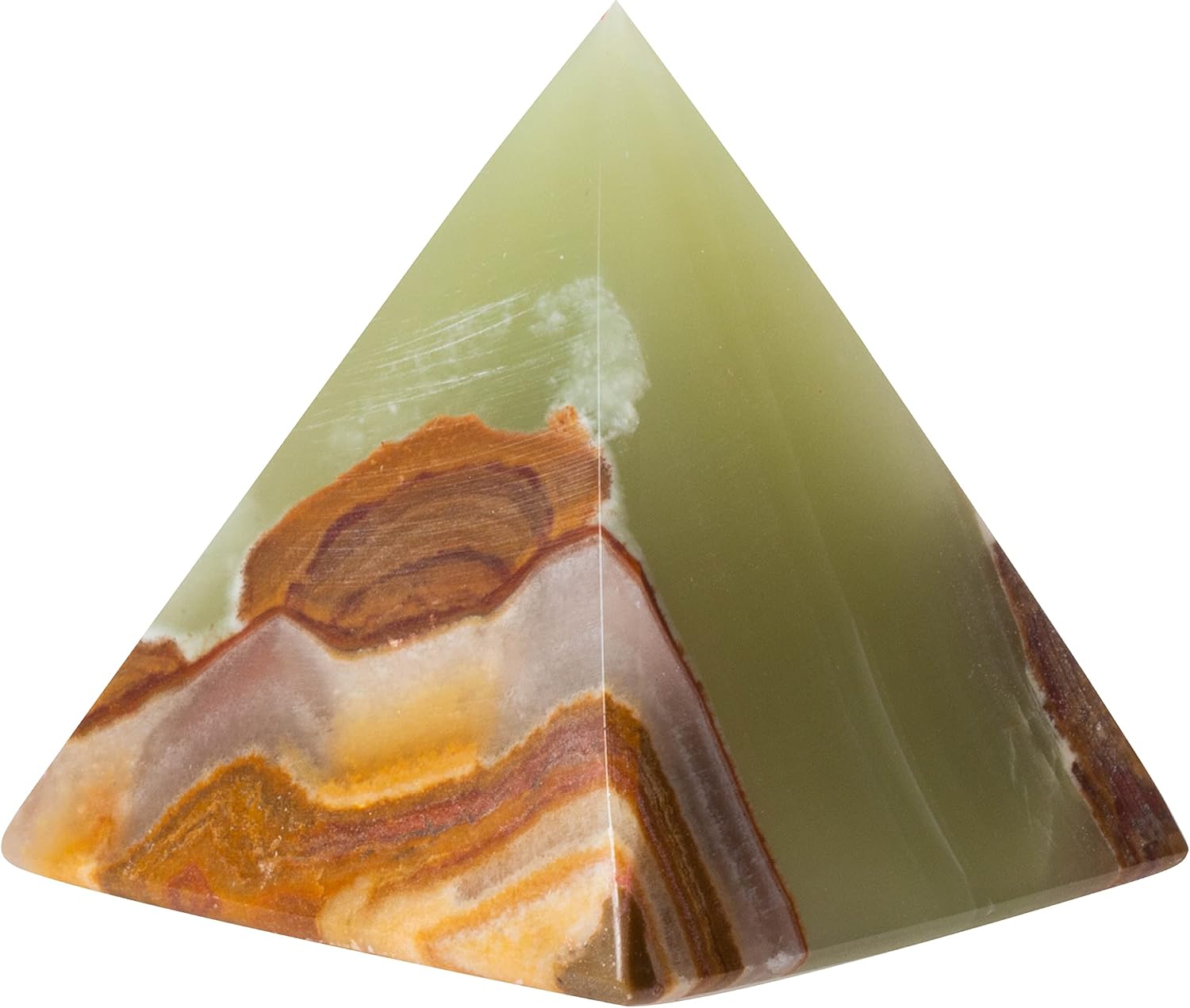 Amazon.com: The Chrysalis Stone | Pyramid | Green Onyx | 2” x 2" | 1 Pc ...