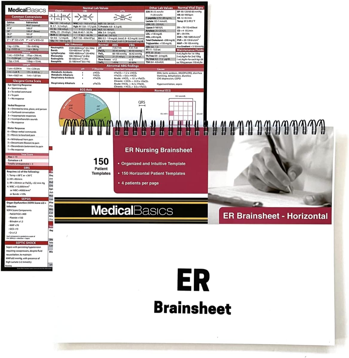 Brainsheet ER Notebook – Nursing Report sheet for Australia | Ubuy