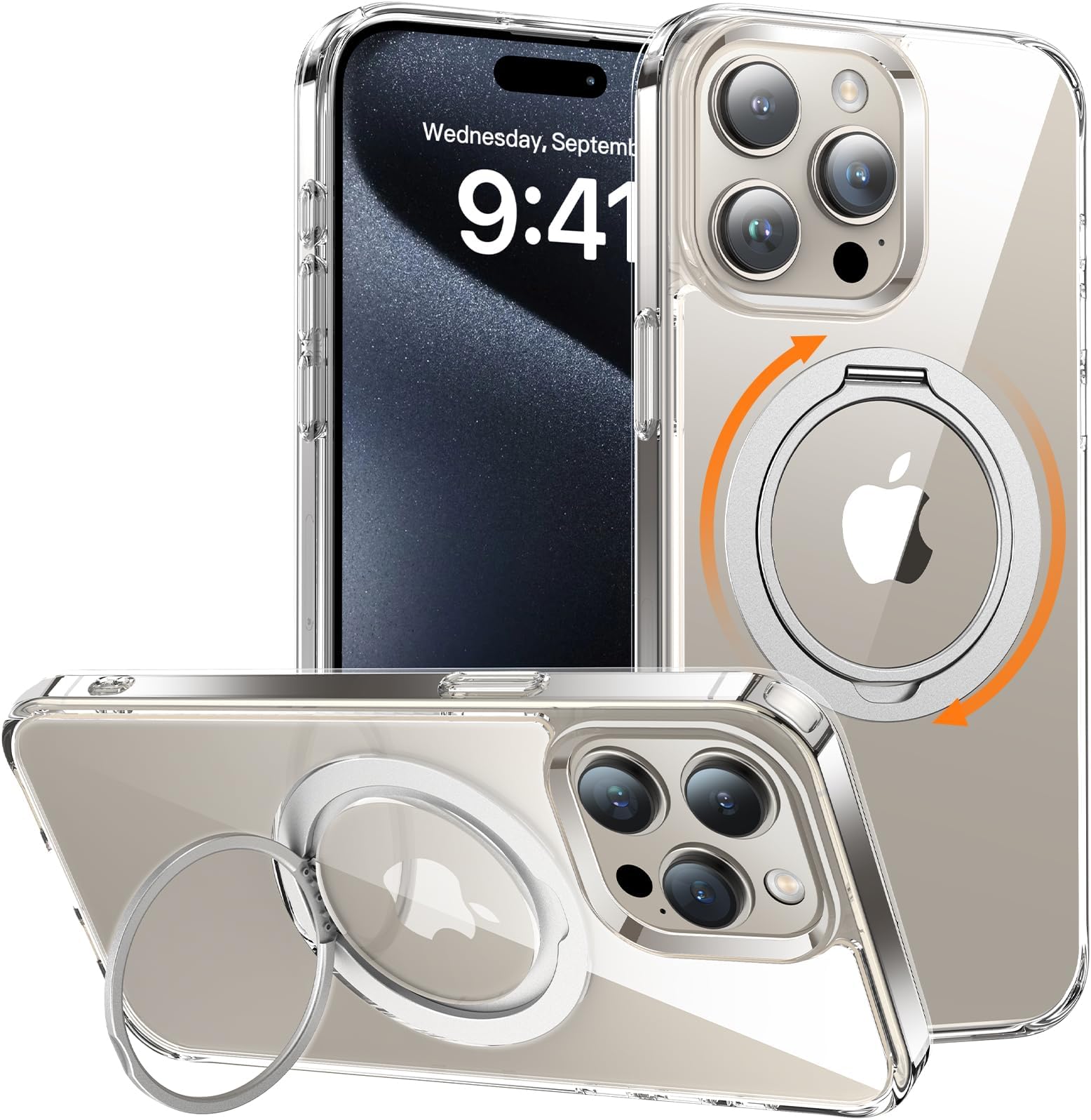 Amazon.com: Flodsw Stronger Magnetic for iPhone 14 Pro Case with Stand ...