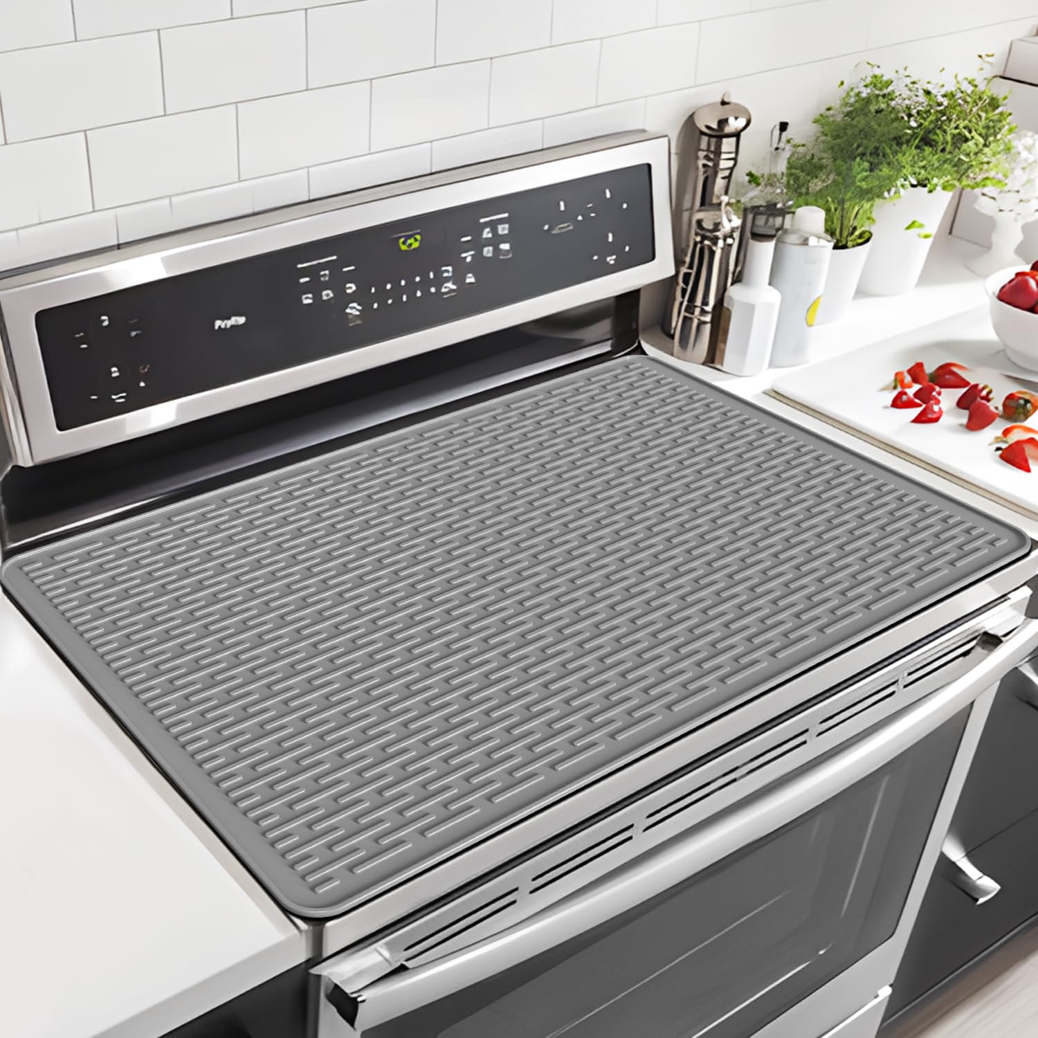 Amazon.com: LOPNUR Electric Stove Cover for Stove Top, 30"x21" Silicone ...