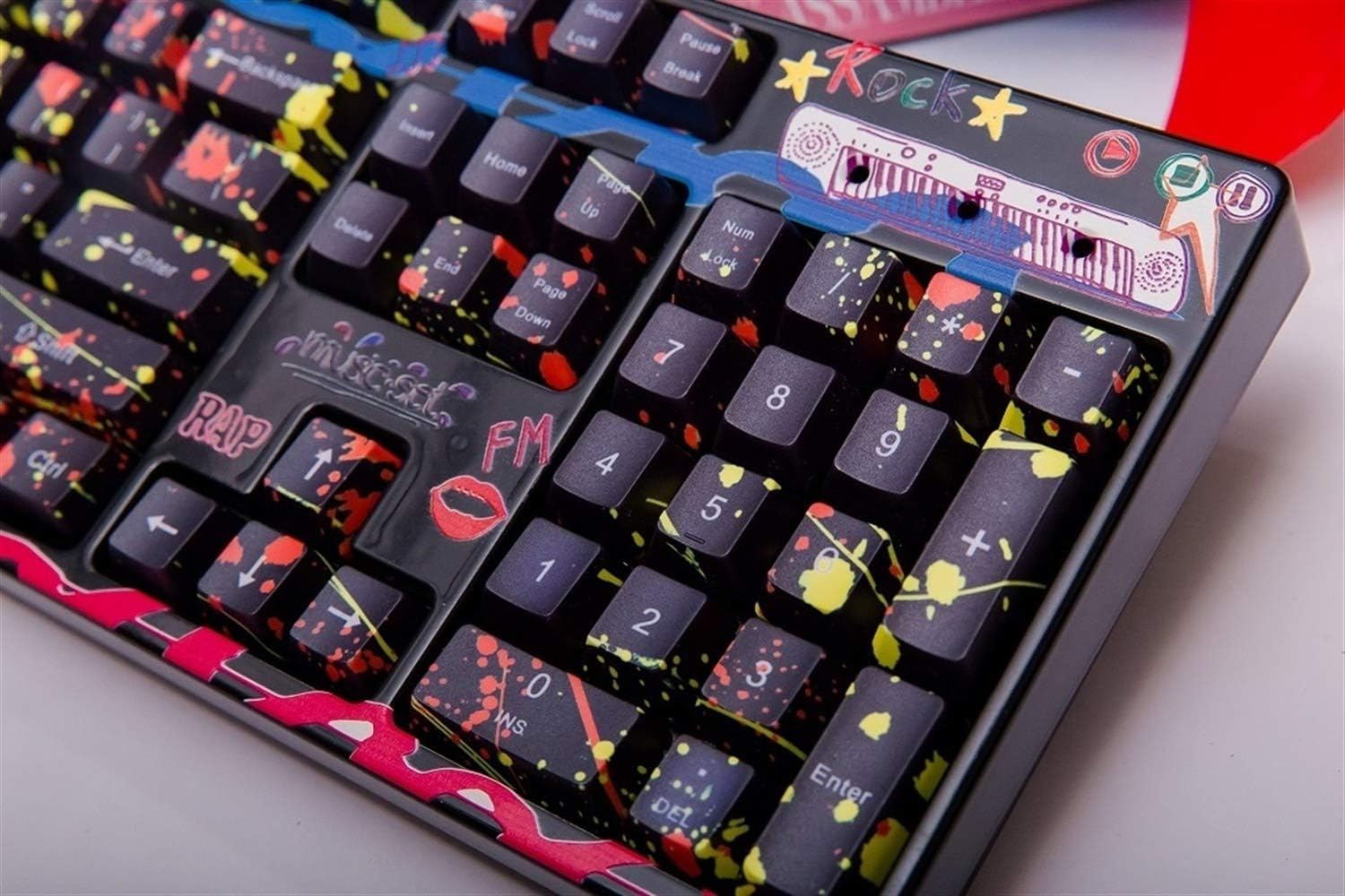 Keycap 1 Set of 60/87/104 Key Obsidian Style PBT Dye Sublimation Keycap ...