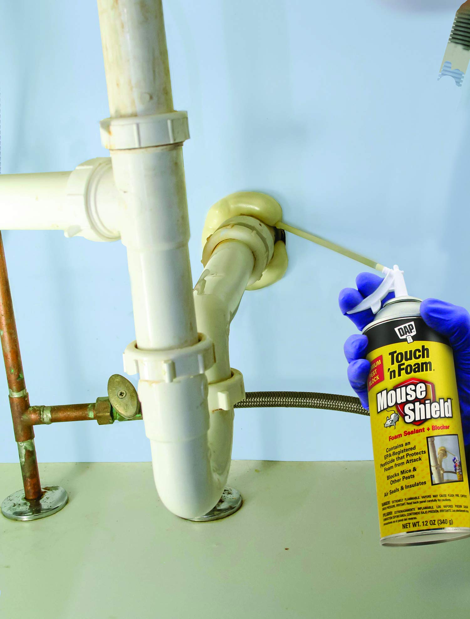 Snapklik.com : DAP 4001012506 12OZ Mouse Foam Sealant