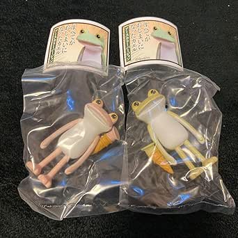Amazon.co.jp: Everything Is Gone Frog Earth Color Version Gacha Figure ...