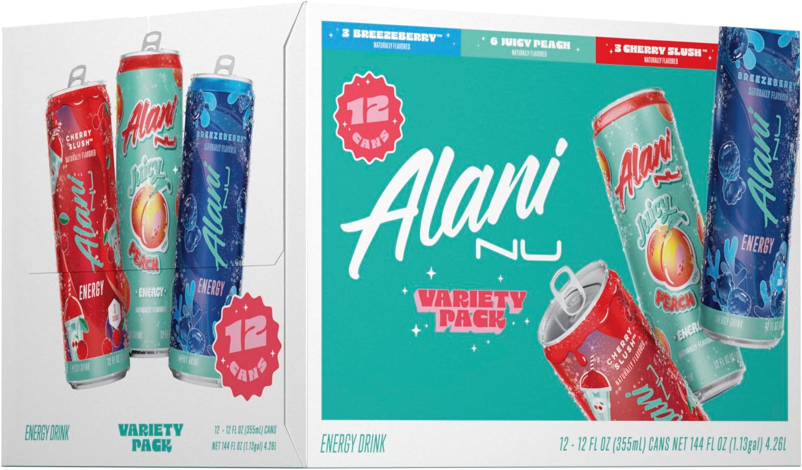Amazon.com : Alani Nu Variety Pack Sugar Free, Low Calorie Energy ...