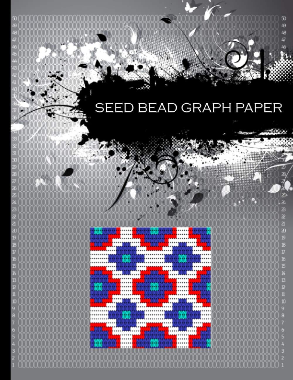 Buy Seed Bead Graph Paper: Blank Seed Bead Patterns Book With Layouts ...