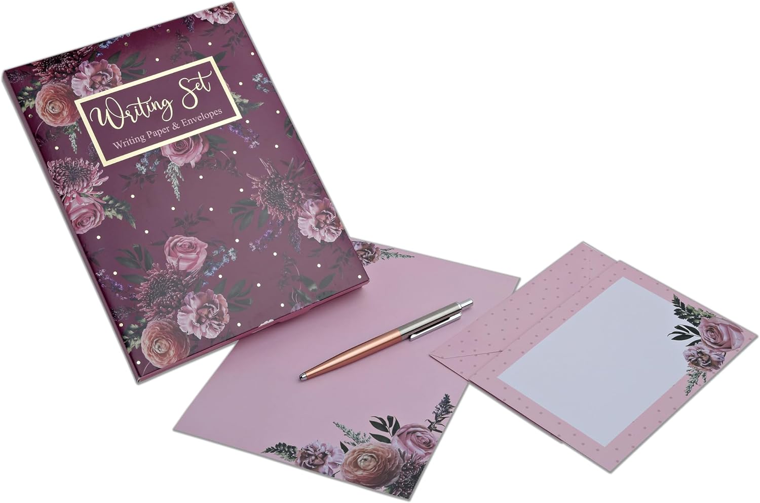 Design by Violet Writing Paper Gift Set 20 Sheets and 20 Envelopes ...