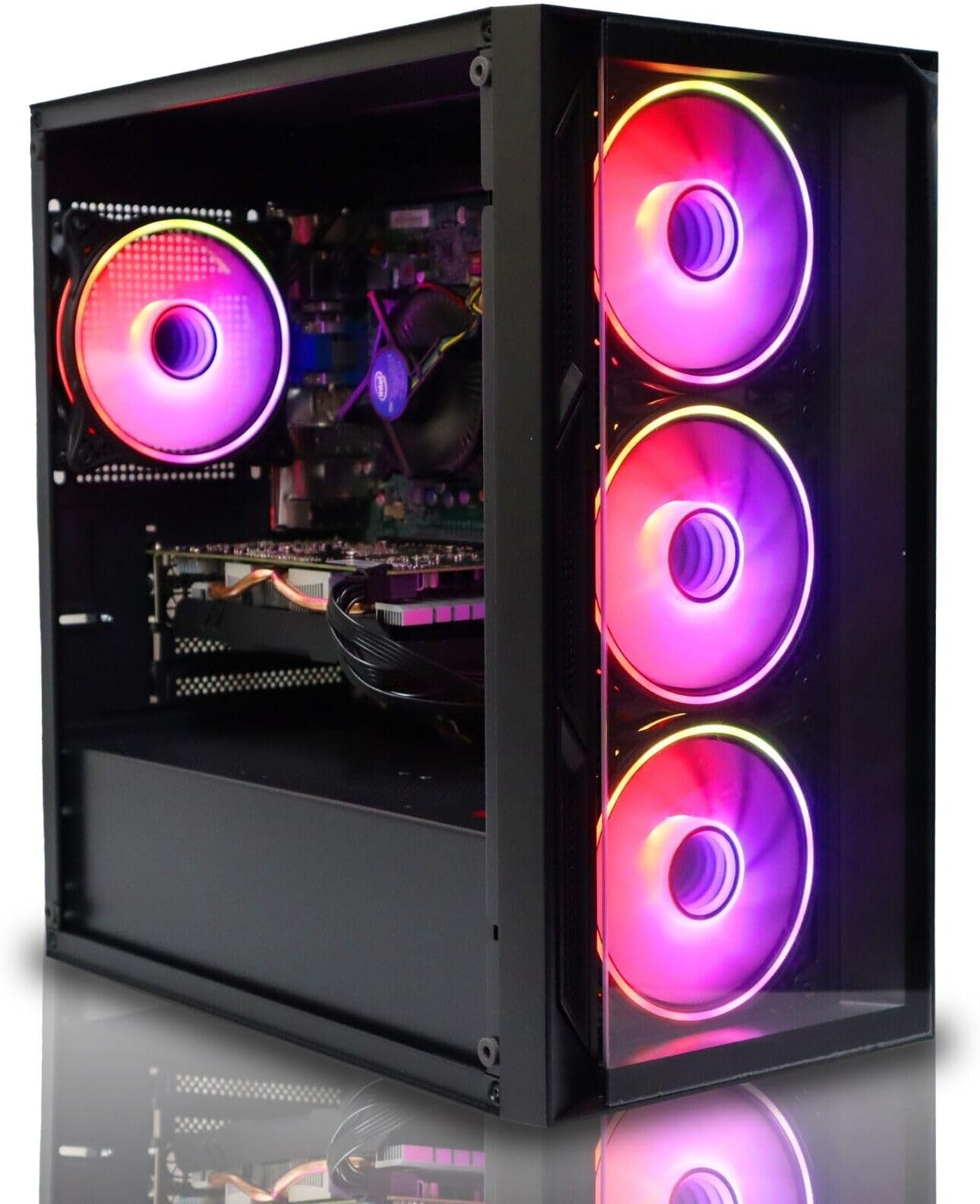 OCHW Luicd RGB Gaming PC, Ryzen 5500 • RTX 3050 6GB Graphics Card ...