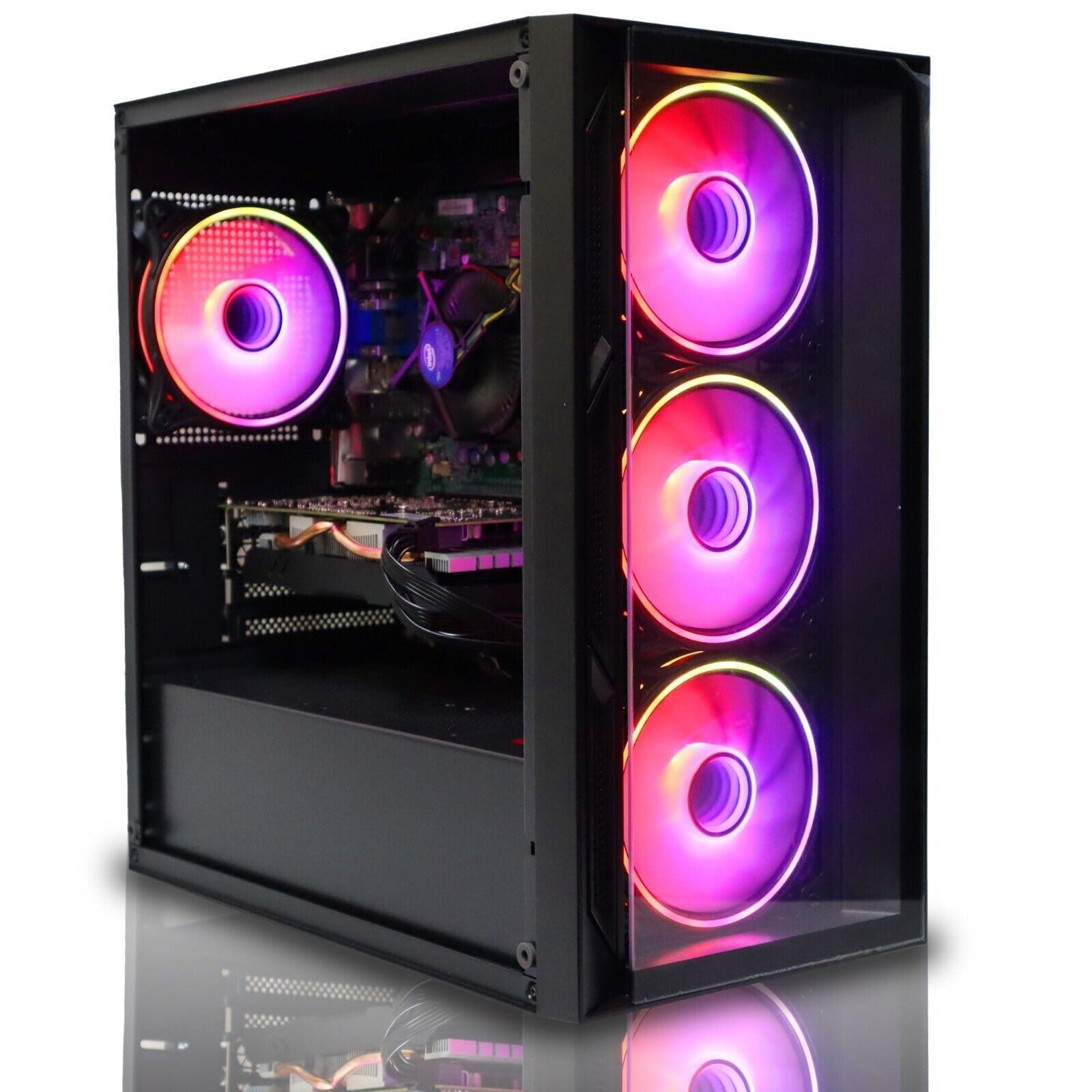 OCHW Black Gaming PC • Intel Core i5 11400F • Nvidia RTX 3050 6GB GDDR5 ...