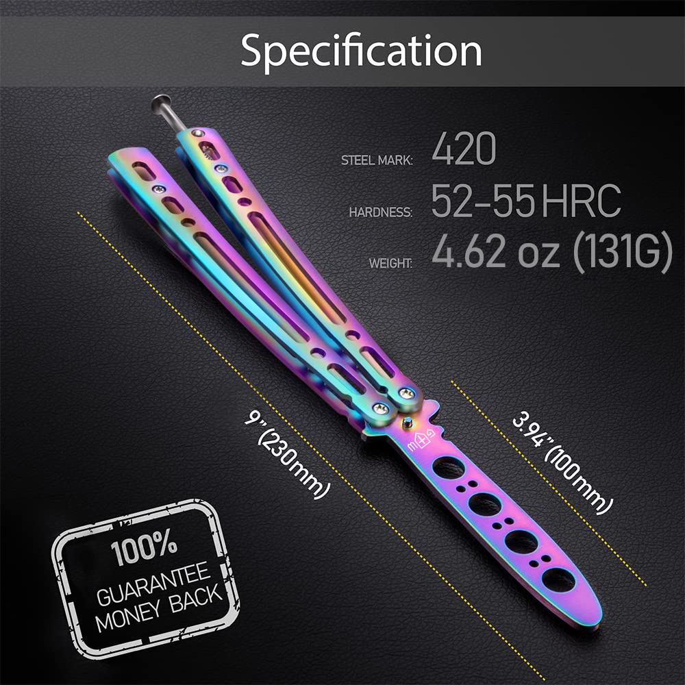 Buy Butterfly Knife Trainer - Balisong Trainer - Practice Butterfly ...