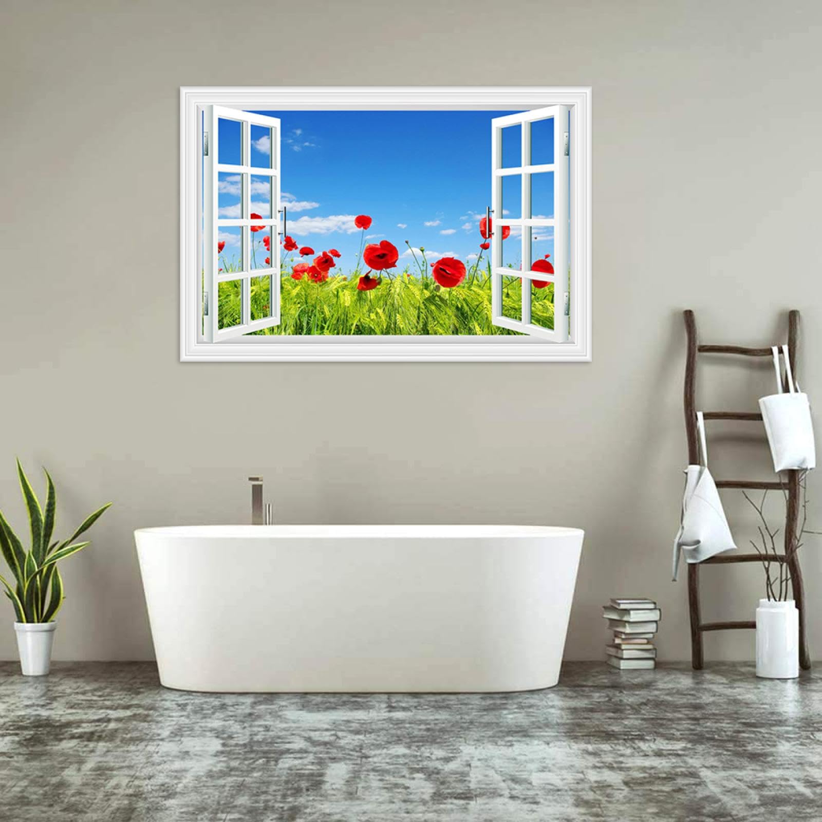 Fake Bathroom Window
