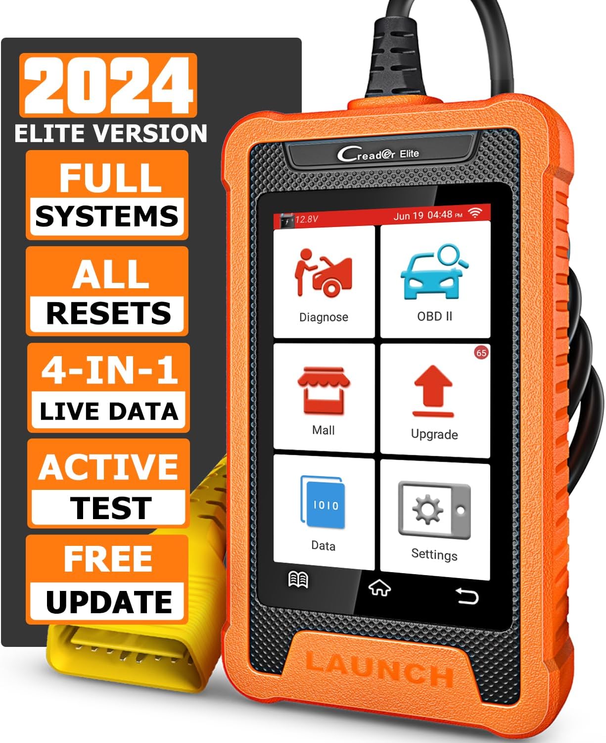 Autel MaxiIM KM100 (X) Automotive Diagnostic Scan Tool, Read/Erase DTCs ...