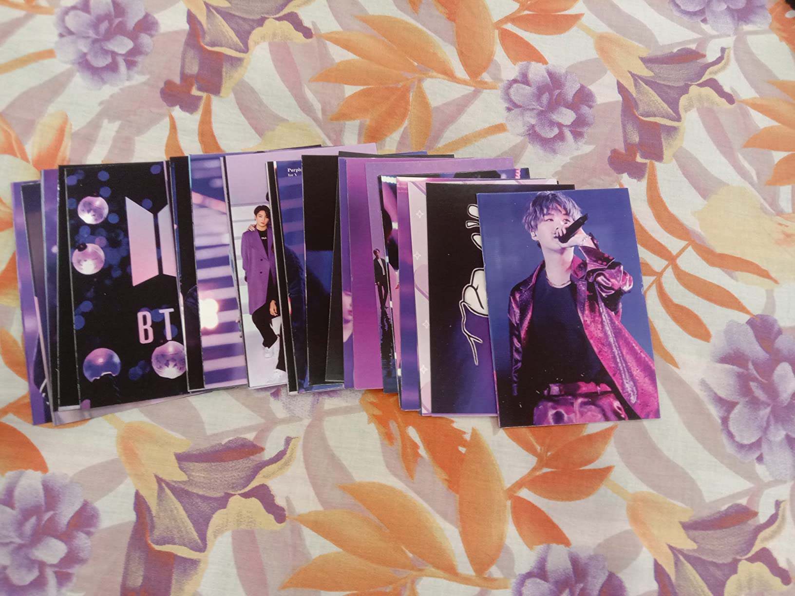 Bts-Inspired Bangtan Boys Purple Wall Collage Kit|50Pcs + Tape|4X6In ...