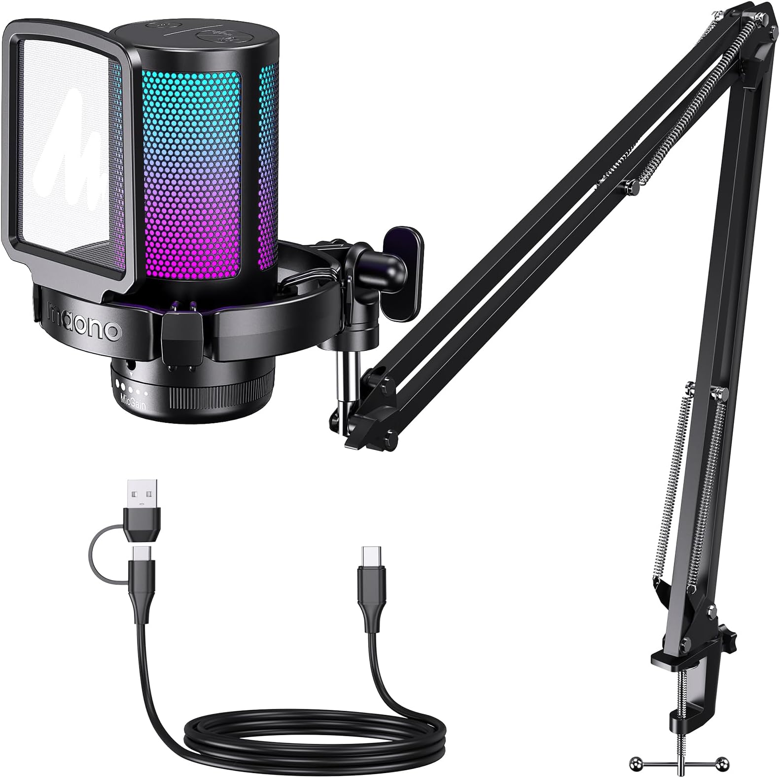 Amazon.com: MAONO USB Gaming Microphone : Musical Instruments