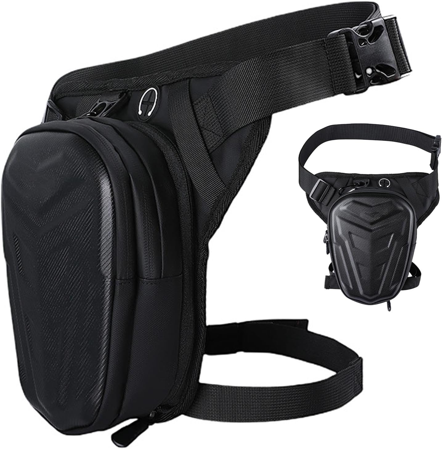 TMotorcycle Thigh Bag - Waterproof Hard Shell Thigh Fanny Pack ...