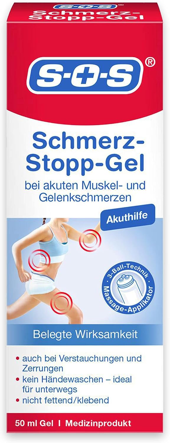 SOS Pain Stop Gel : Amazon.co.uk: Health & Personal Care