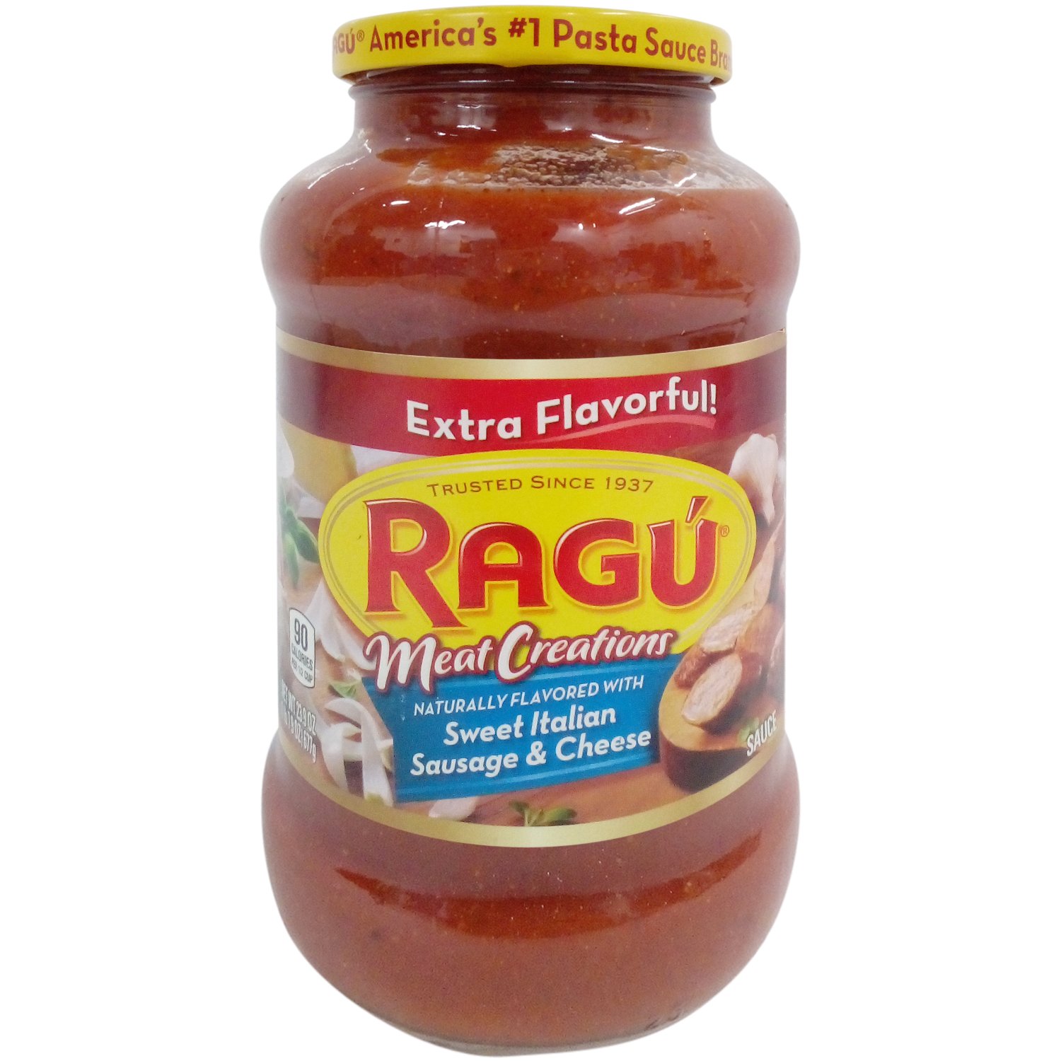 Ragu Pasta Sauce - Sweet Italian Sausage and Cheese, 737g Jar : Amazon ...