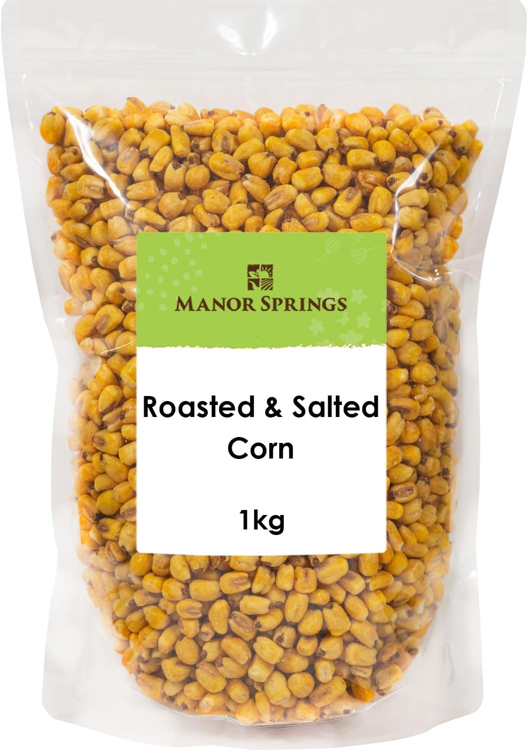 Roasted & Salted Corn 1kg by Manor Springs : Amazon.co.uk: Grocery