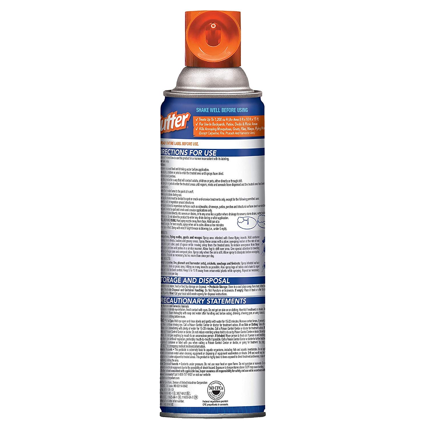 Cutter Backyard Bug Control Outdoor Fogger Kills Mosquitoes 16 Oz at ...