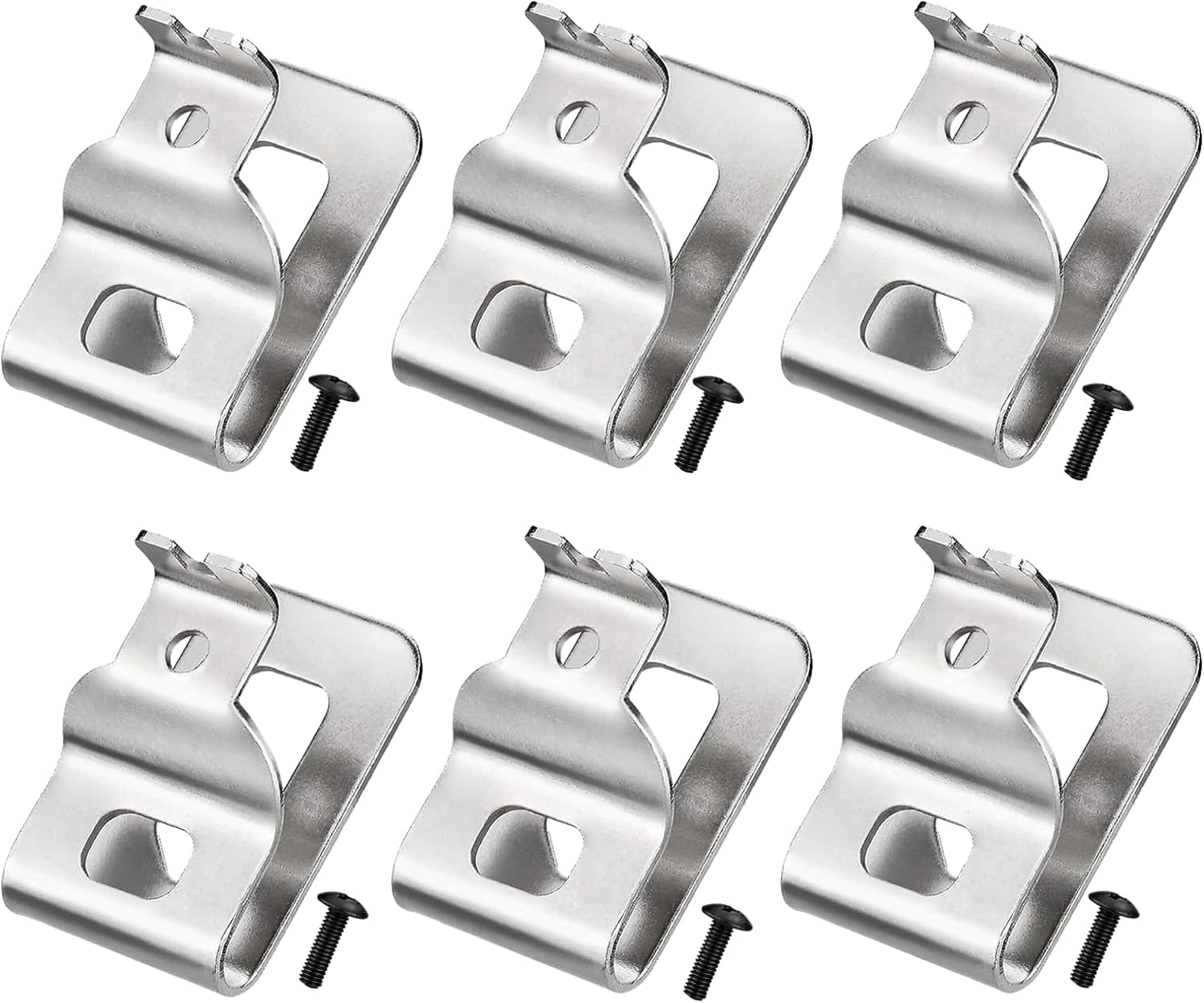 Amazon.com: 6pcs Stainless Steel Belt Clips for Dewalt 20V Power Tools ...