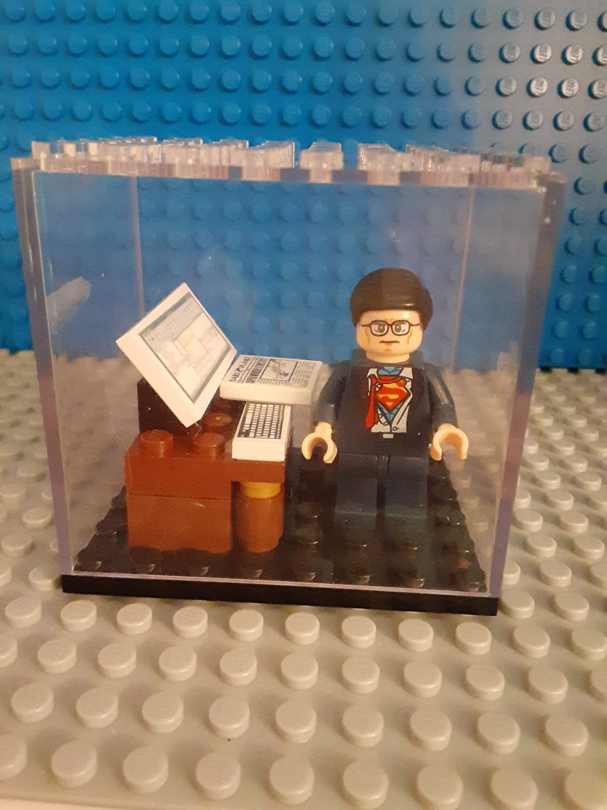 Amazon.com: Building Bricks Toys Businessman Lawyer Play Office Setup ...