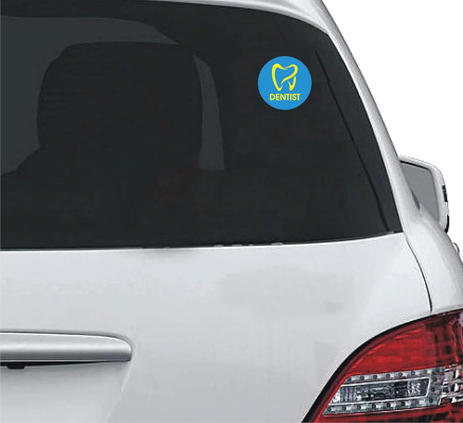 ISEE 360® Dentist Doctor Logo Car Sticker for Car Window Inside ...