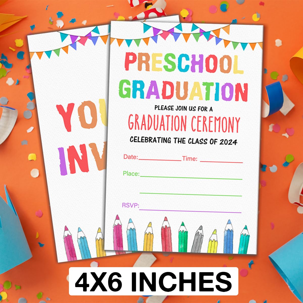 Preschool Graduation Party Cards Preschool Graduation Invitation