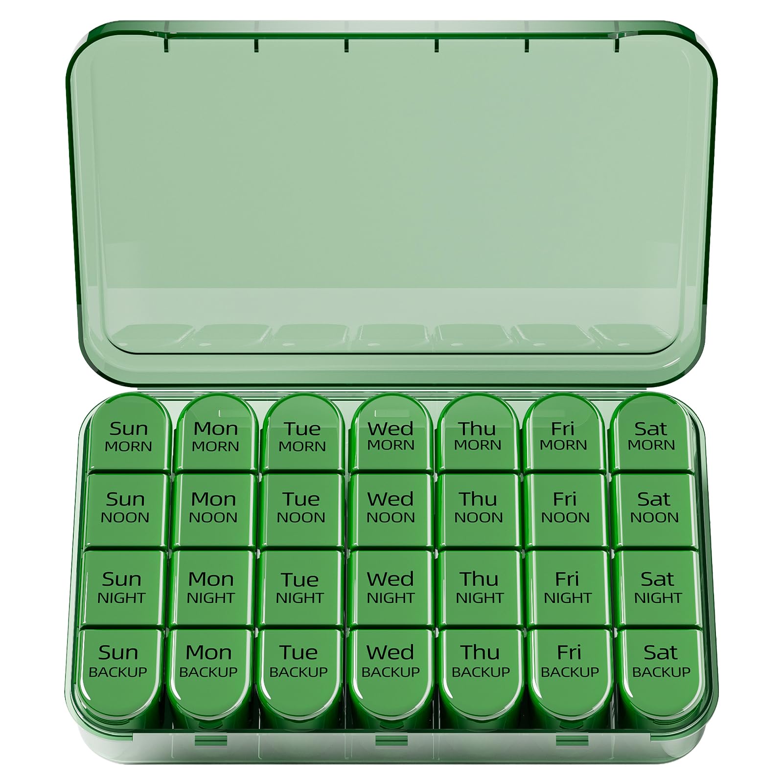 Doruimi Weekly Pill Box Organiser, Small Pill Box 7 Day 4 Times A Day ...