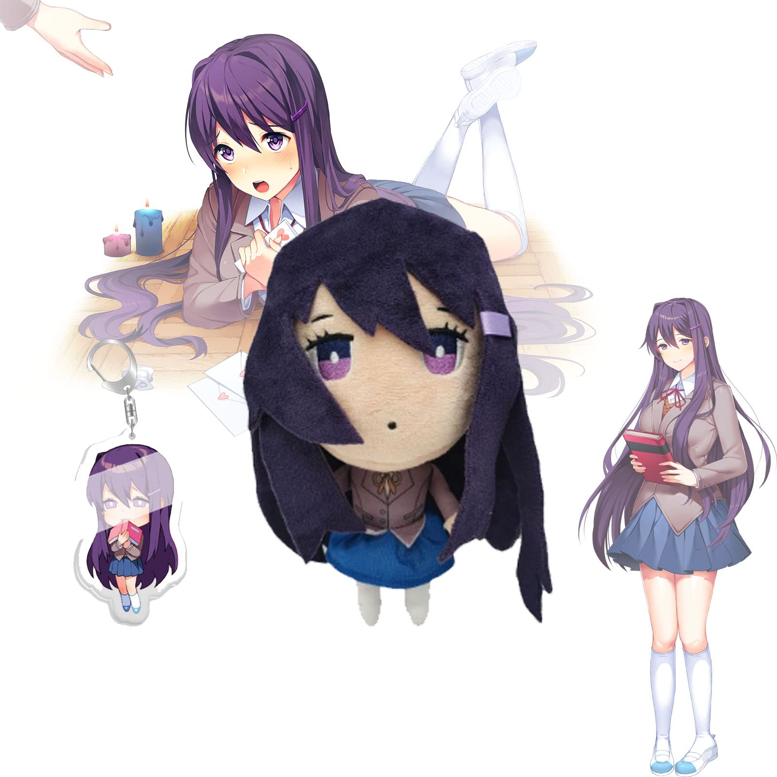 Hzc Doki Doki Literature Club Plush Toys Comes With Same | Desertcart ...