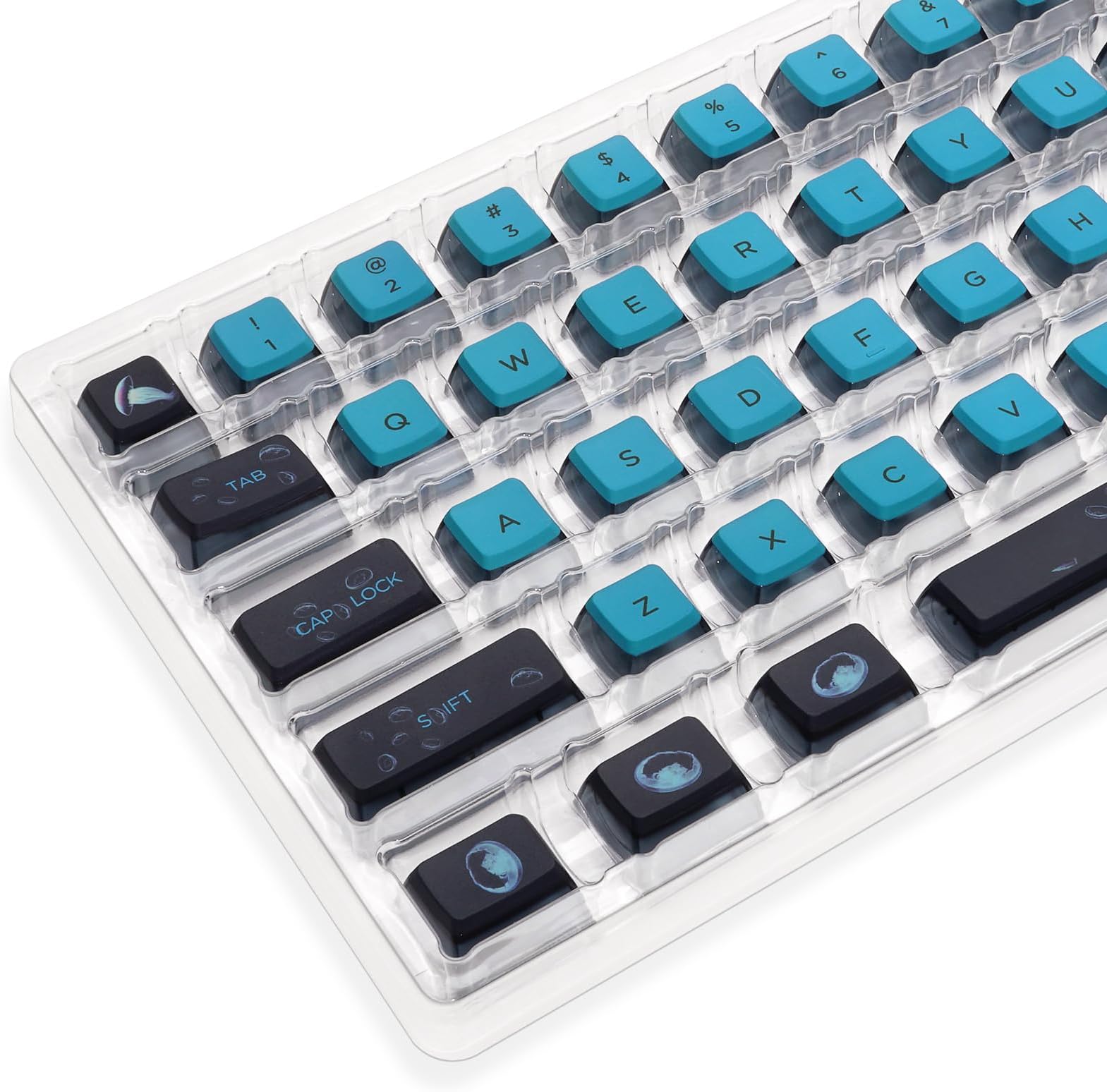 Amazon.com: Uciefy Pudding Keycaps, PBT Keycaps with Translucent Layer ...