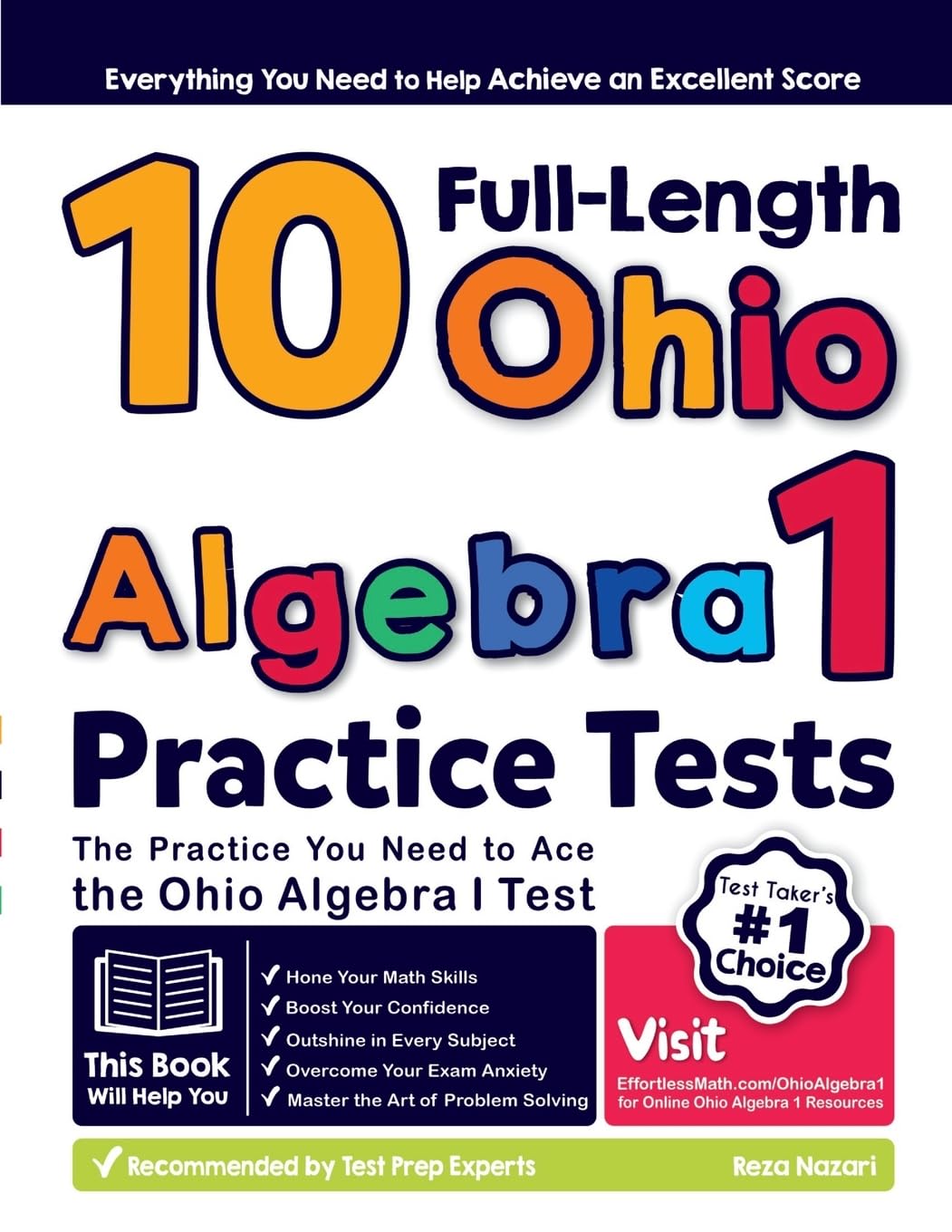 10 Full Length Ohio Algebra I Practice Tests: The Practice You Need to ...