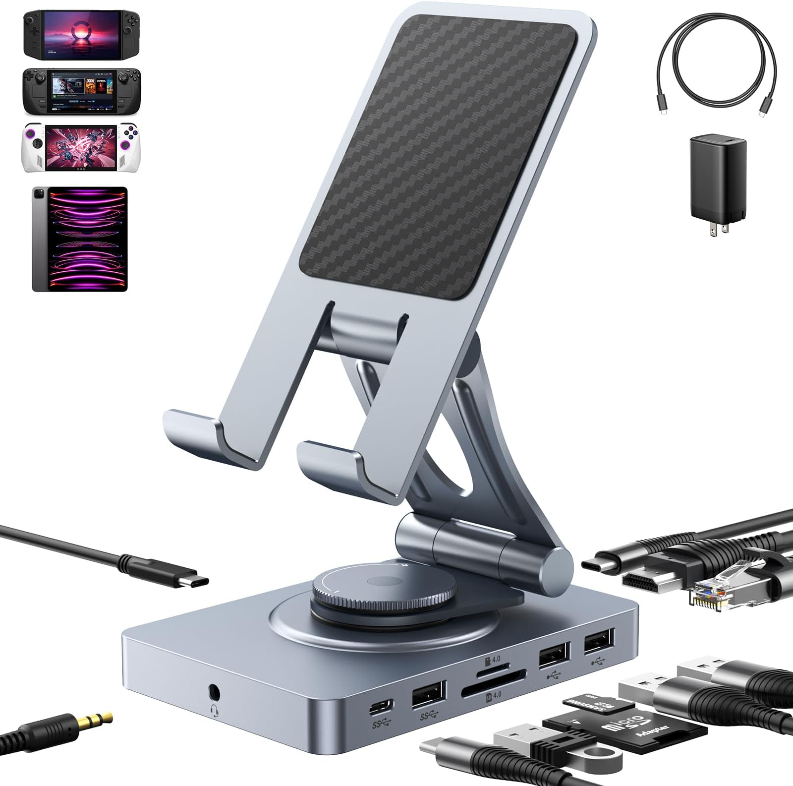 Amazon.com: Versatile USB C Docking Station for iPad (USB-C), 11-in-1 ...