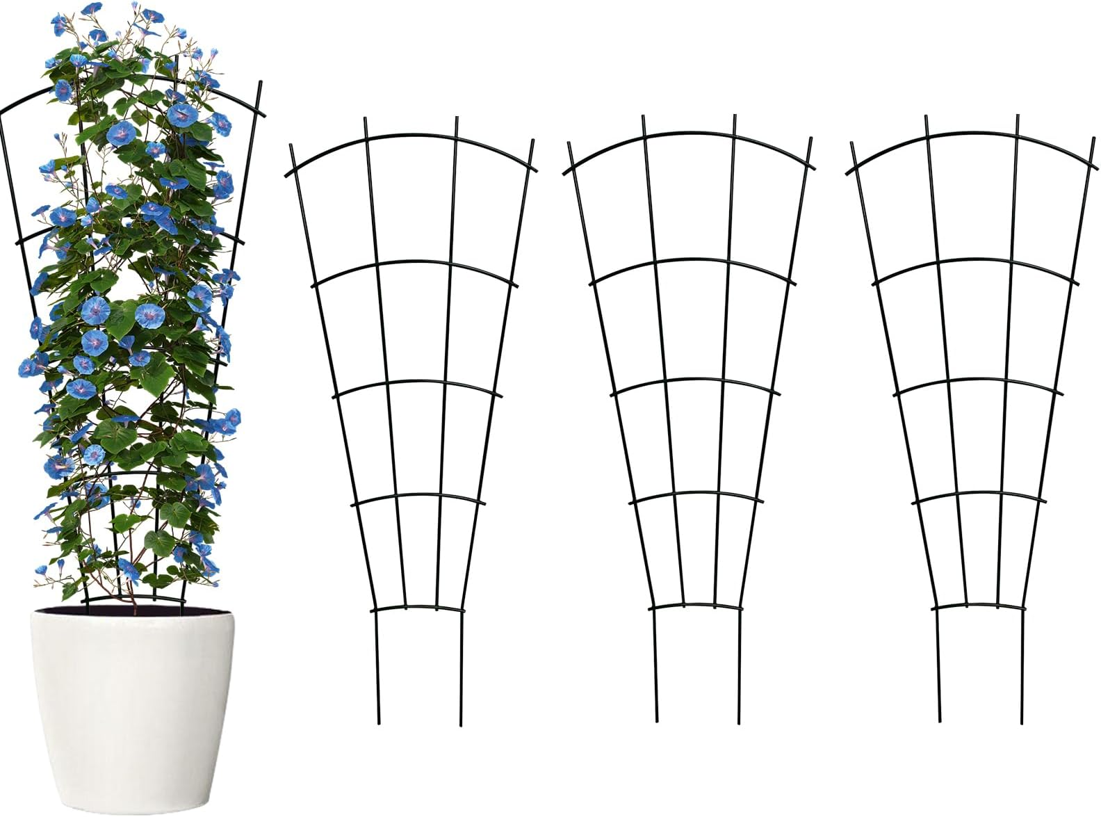 Thealyn 4 Pack 60cm / 23 inch Indoor Plant Trellis for Potted Plants ...