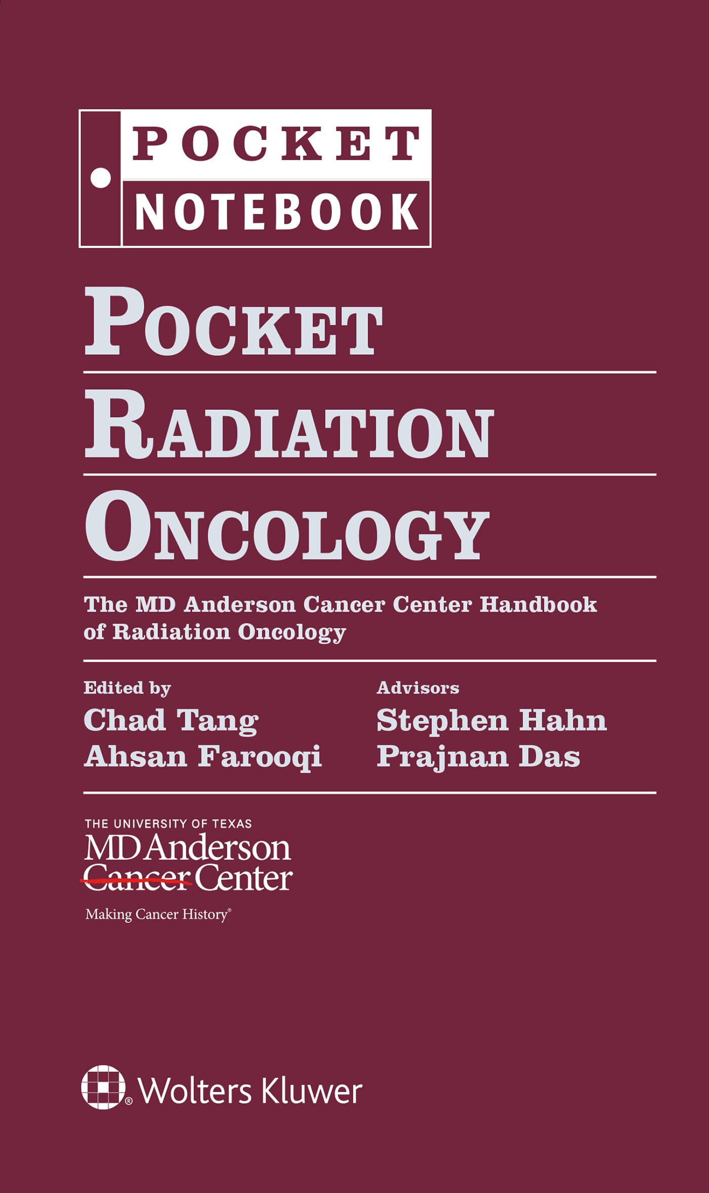 Pocket Radiation Oncology (Pocket Notebook): 9781496398574: Medicine ...