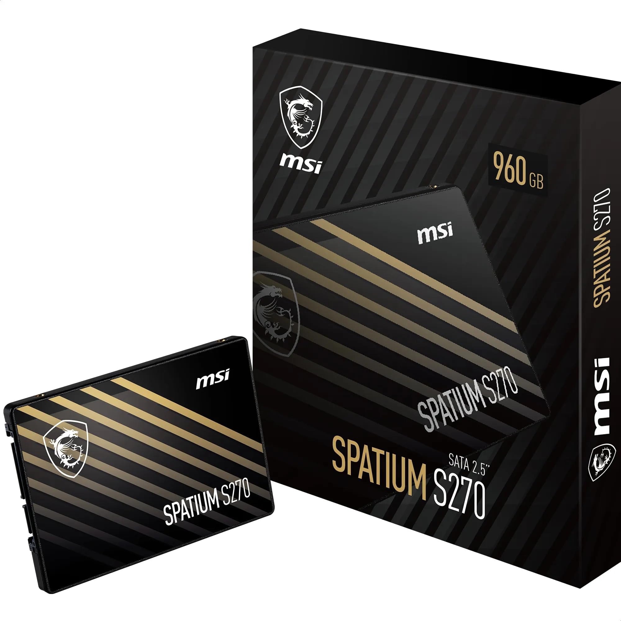 MSI SPATIUM S270 SSD 240GB - SATA 3 2.5" Solid State Drive, 500MB/s ...