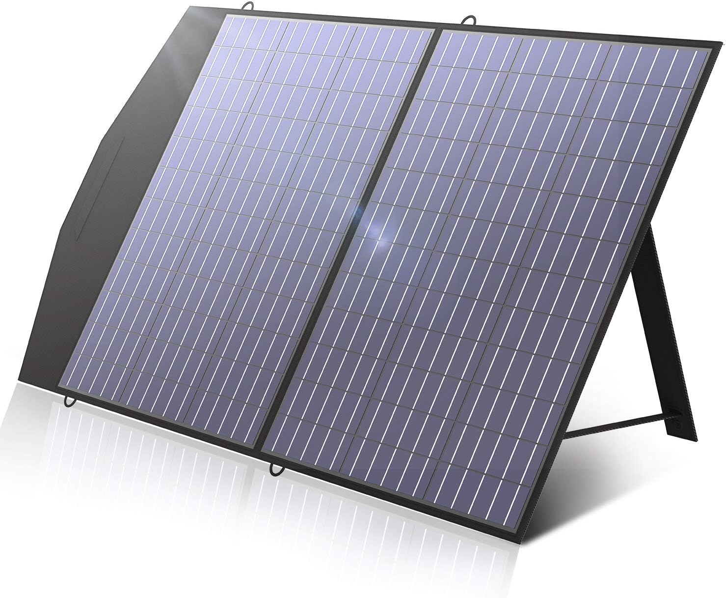 Anker SOLIX PS100 Solar Panel with Adjustable Kickstand, 100W Foldable ...