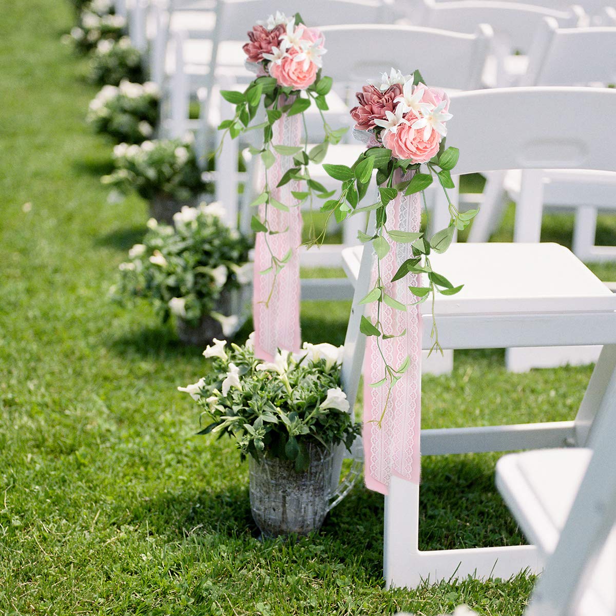 Pink Flowers Wedding Aisle Decorations Creative Ways To Use Rose