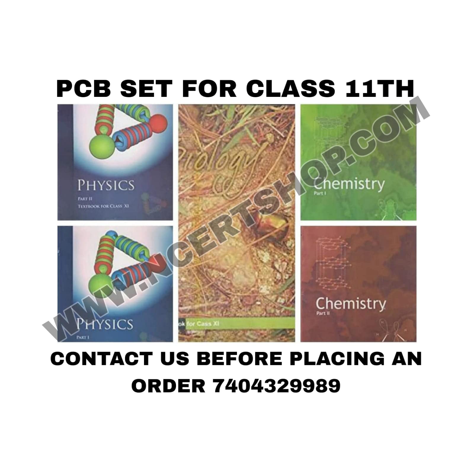 NCERT SCIENCE (PCB) Complete Books Set For CLASS -11 (ENGLISH MEDIUM ...