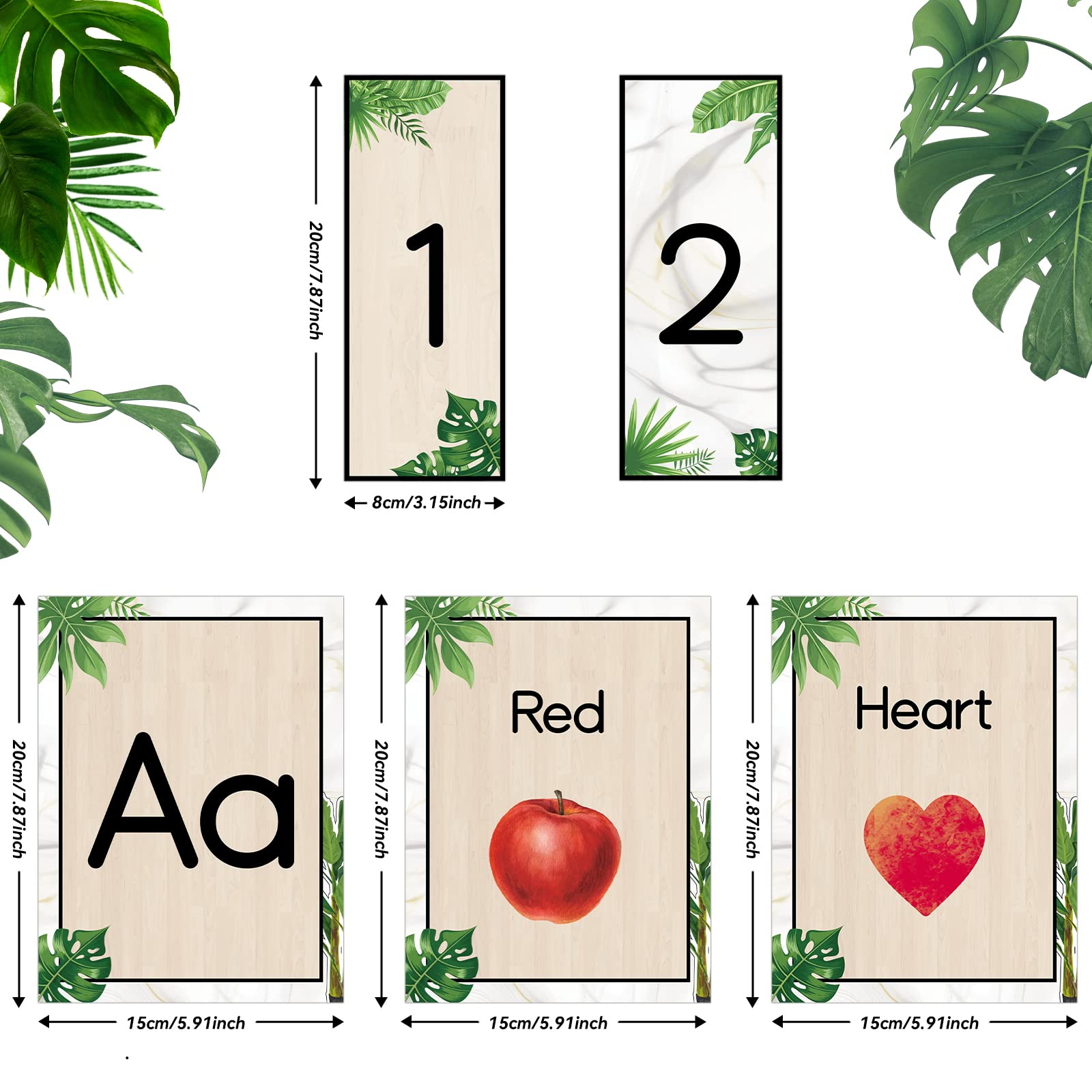 Snapklik.com : 56 Pcs Boho Alphabet And Number Bulletin Board Set Decor ...