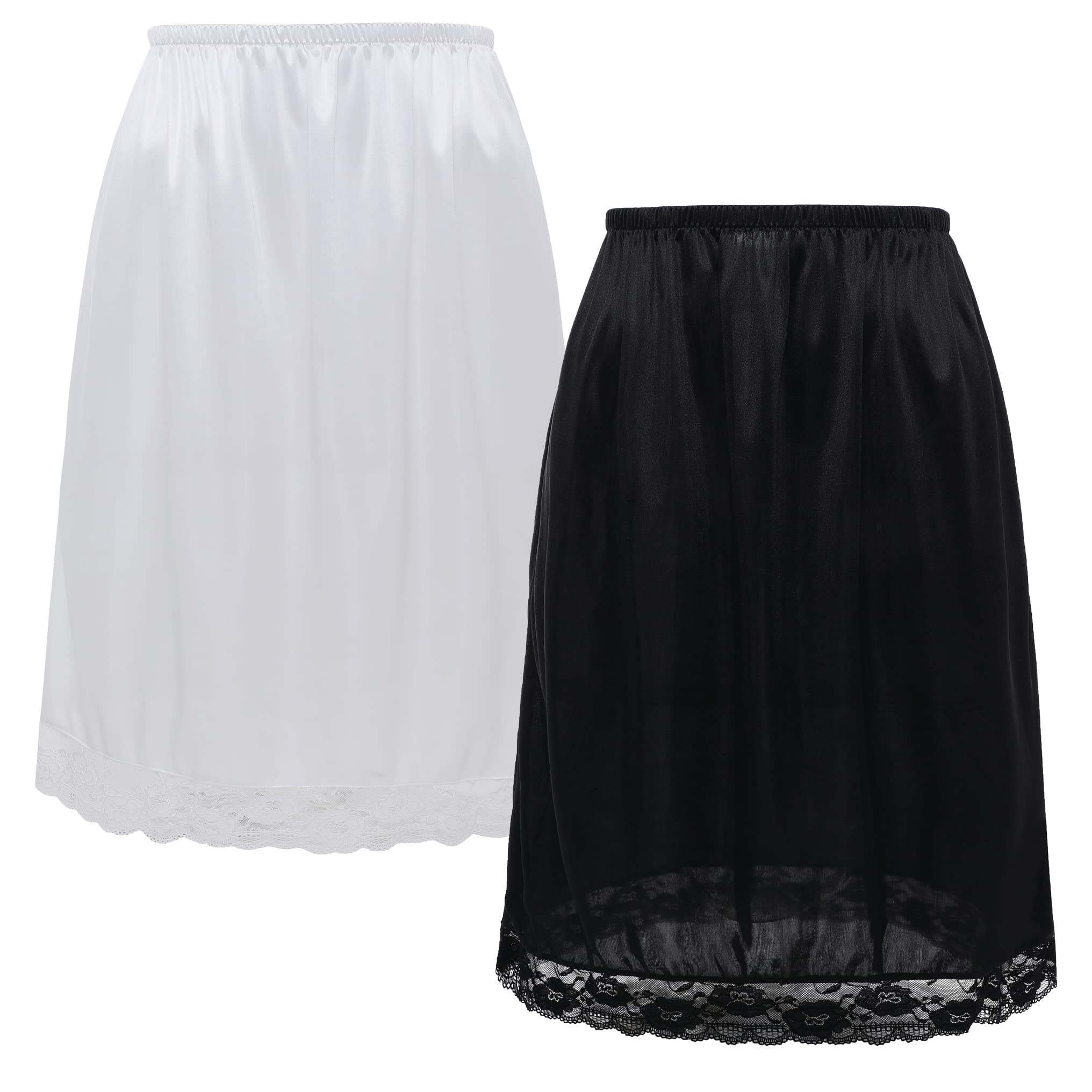 Snapklik.com : Half Slips For Under Dresses - 24 Black White Womens ...