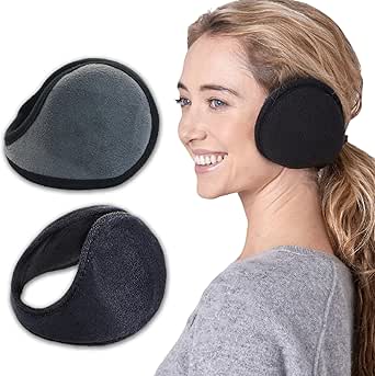 OYIWINMI Pack of 2 Women's Ear Warmers, Ear Muffs, Wind Bicycle, Ear ...