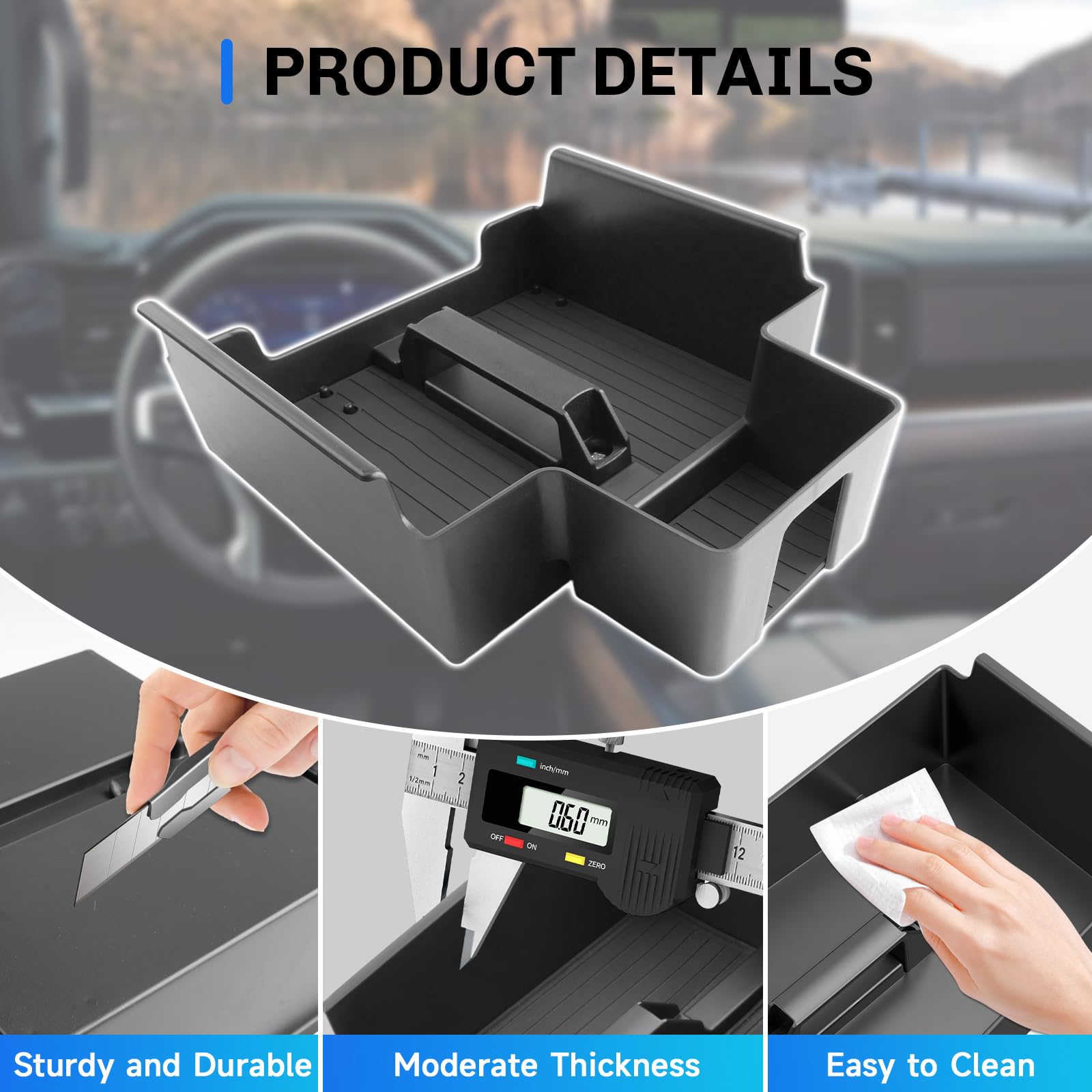 Snapklik.com : For 2024 2025 Silverado EV/Sierra EV Center Console ...