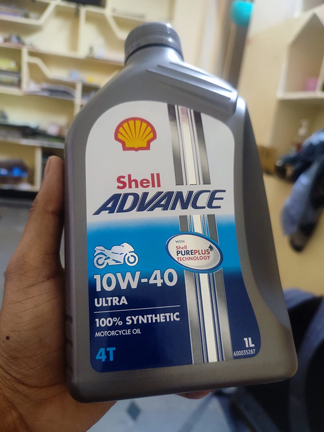 Shell Advance Ultra 4T 10W-40 API SN Fully Synthetic Motorbike Engine ...