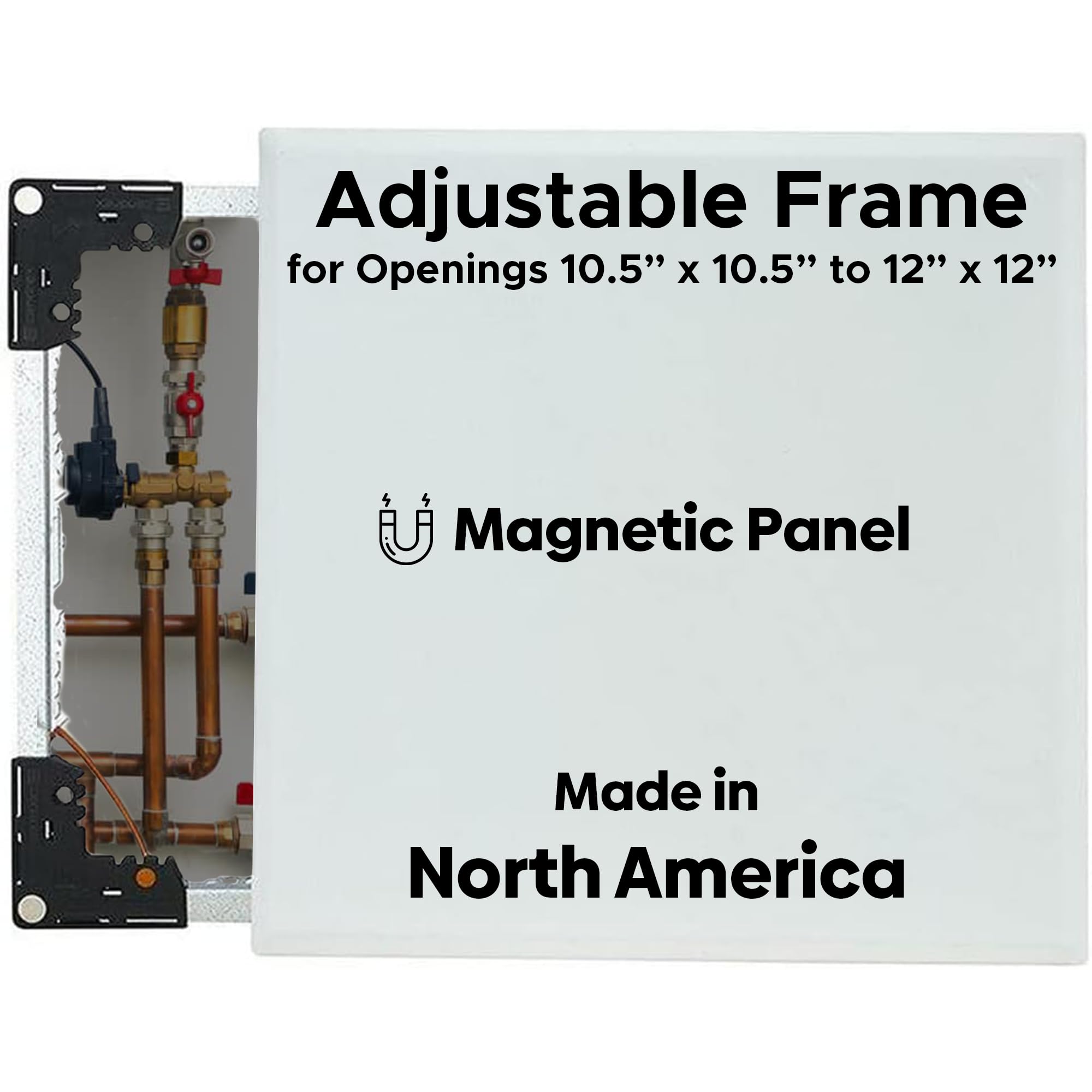 Amazon.com : Best 10.5” x 12” Magnetic Wall Access Panel with ...