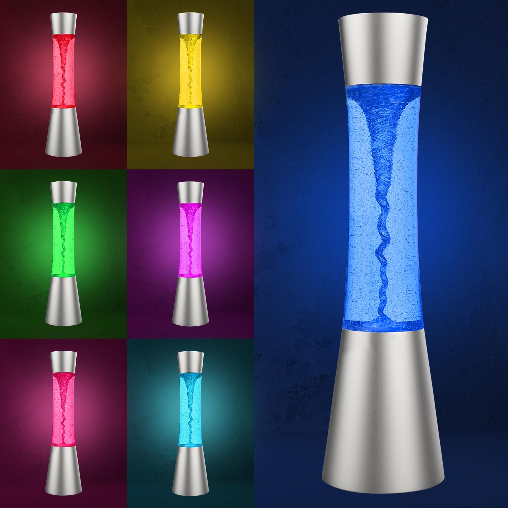 JAMBO 15" Tornado Lamp - LED Color Changing Lamp, Tornado Light Vortex ...