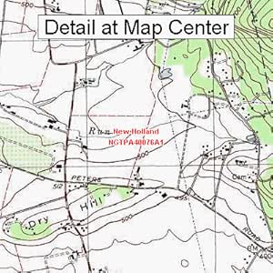 Amazon.com : USGS Topographic Quadrangle Map - New Holland ...