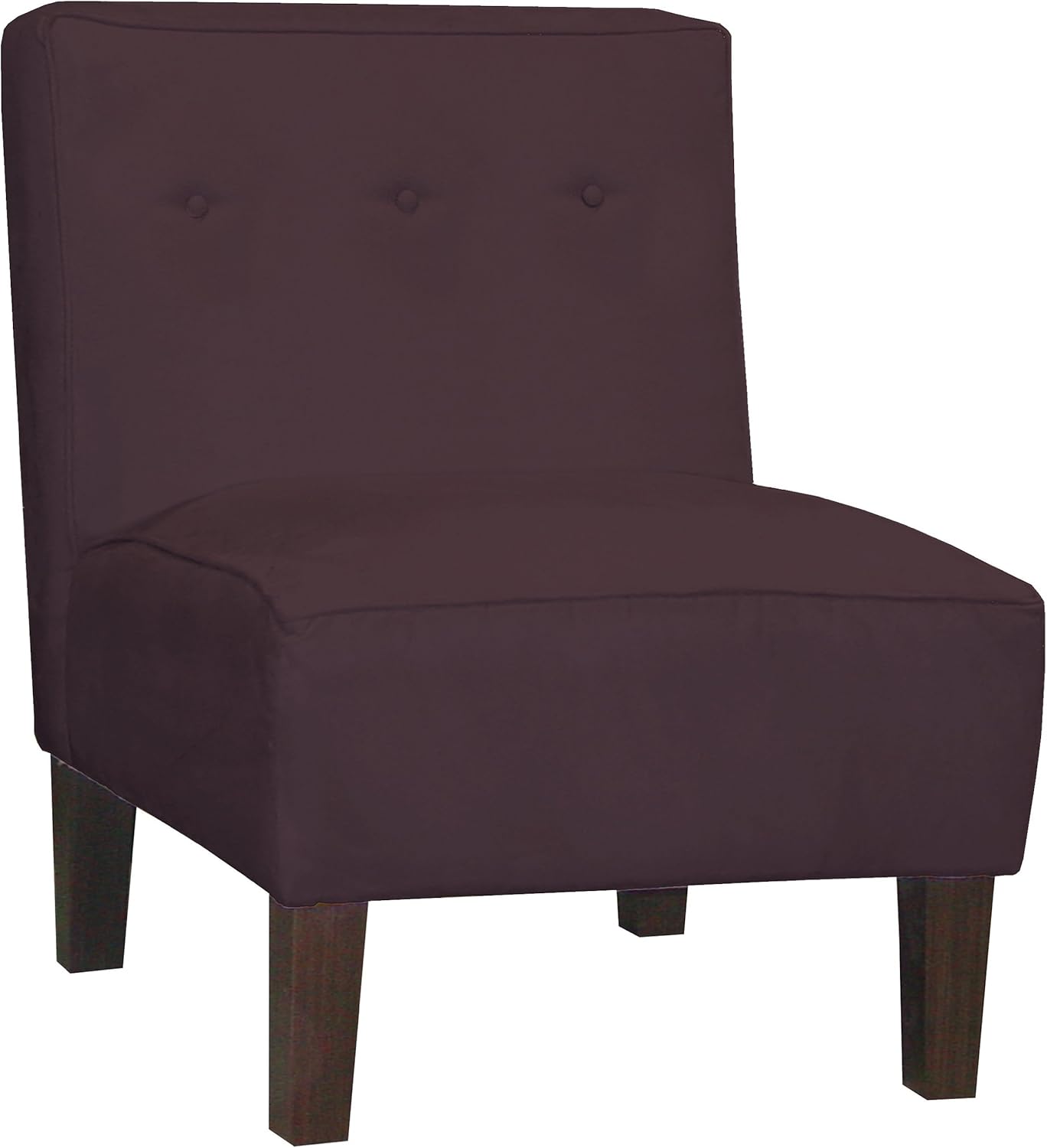 Amazon.com: Skyline Furniture South Holland Button Armless Chair in ...