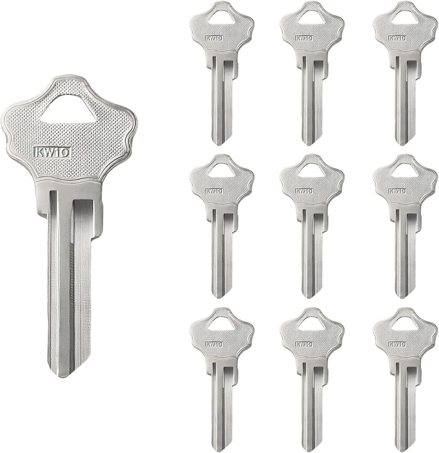 Amazon.com: KW10 Blank Keys, KW10 Key Replacement Parts - 10 Pca ...