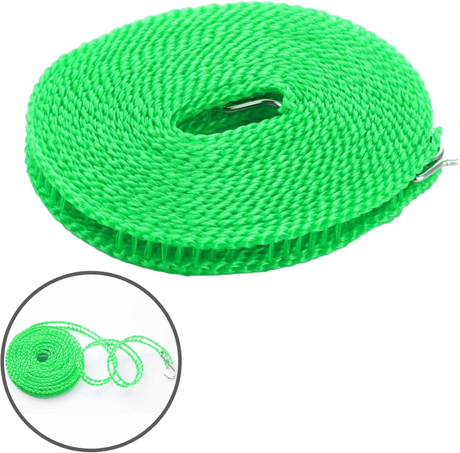 1pcs Washing Line,Portable Clotheslines Washing Line Clothes Rope,5M ...